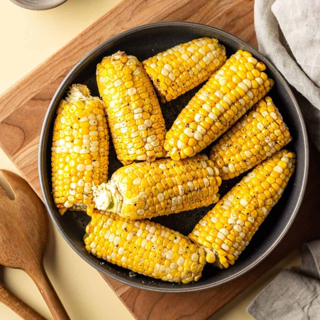 Quick Air Fryer Corn on the Cob | Toshi's Table