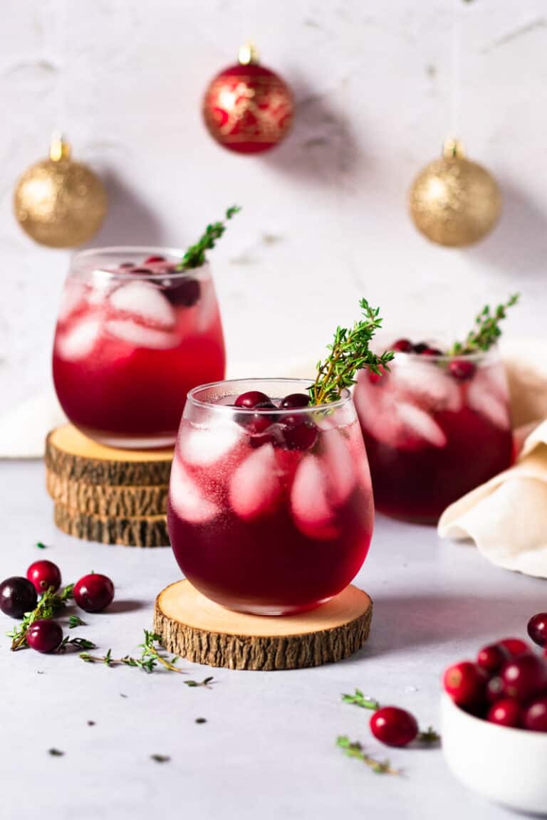 Cranberry Gin Fizz | Toshi's Table