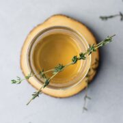 Thyme Simple Syrup | Toshi's Table
