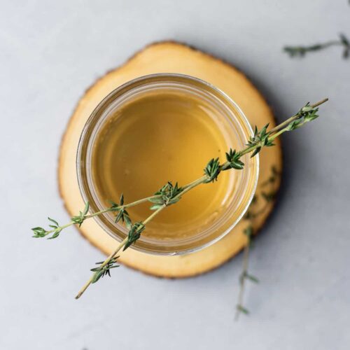 Thyme Simple Syrup | Toshi's Table