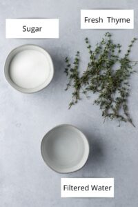 Thyme Simple Syrup | Toshi's Table