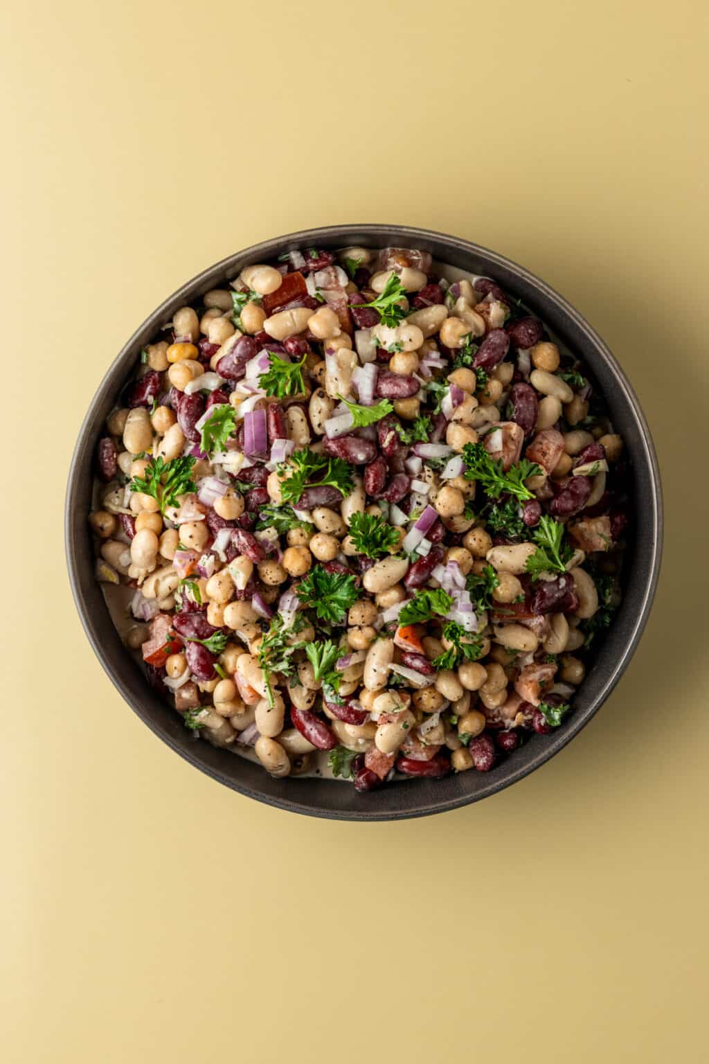Quick Vegan Bean Salad | Toshi's Table