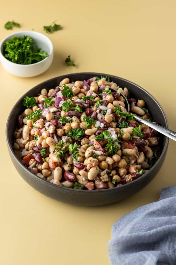 Quick Vegan Bean Salad | Toshi's Table