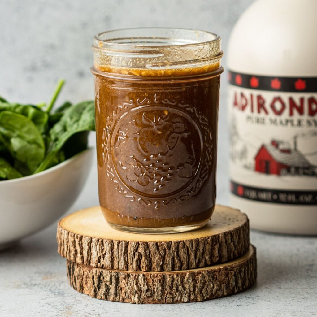Homemade Sweet Maple Balsamic Dressing | Toshi's Table