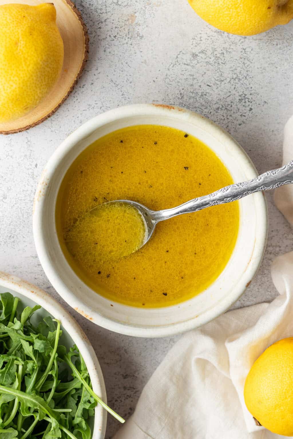 Simple Zesty Lemon Dijon Vinaigrette | Toshi's Table
