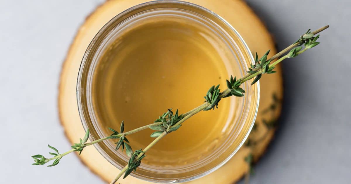 Thyme Simple Syrup | Toshi's Table
