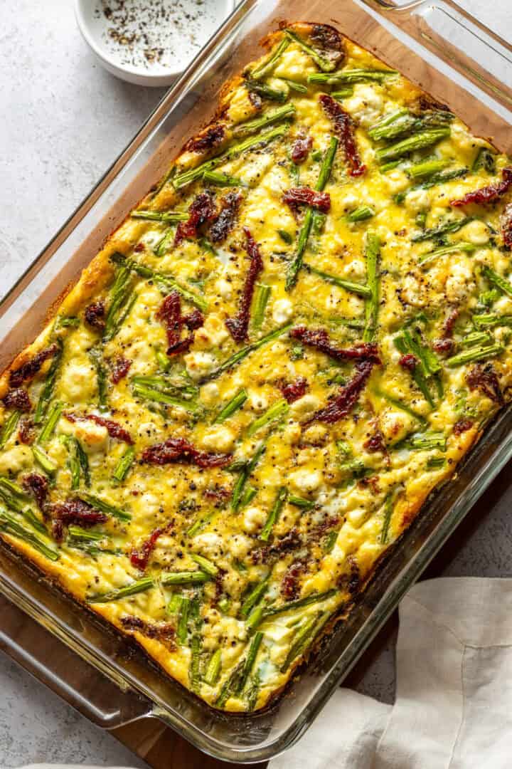 Asparagus Egg Bake Casserole | Toshi's Table