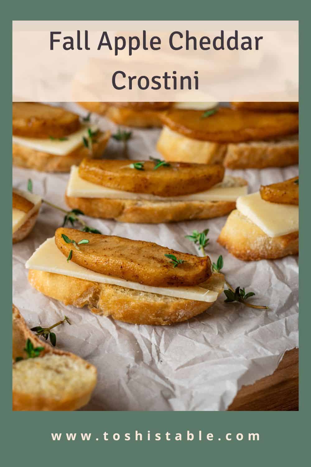 Apple Crostini: The Perfect Fall Appetizer | Toshi's Table